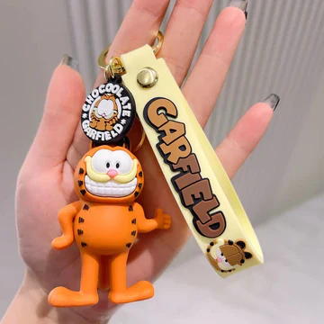 Garfield B Orange Silicone keychain - Manga Store