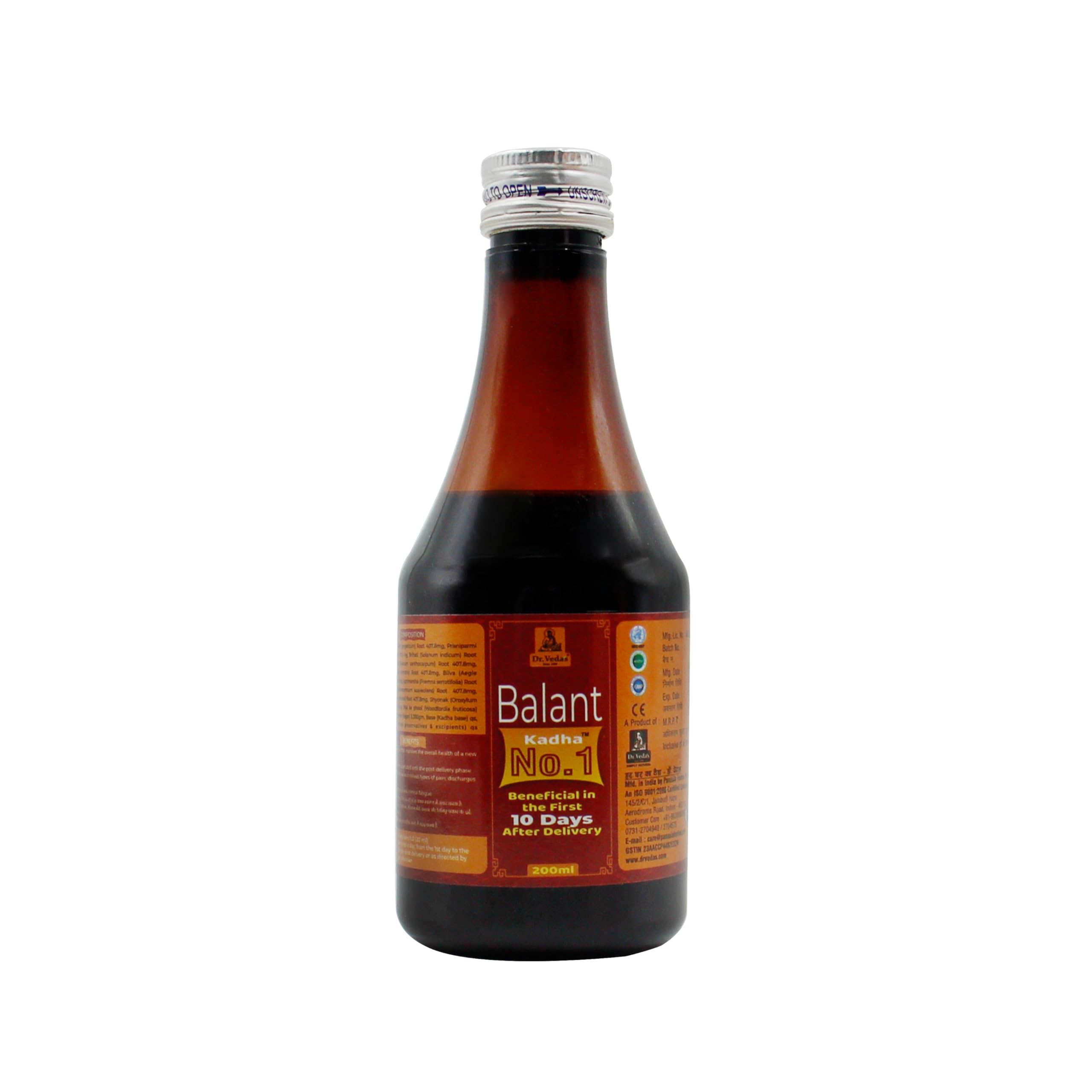 Dr. Veda's Balant Kadha No. 1 - Ayurvedic Kadha 200ml