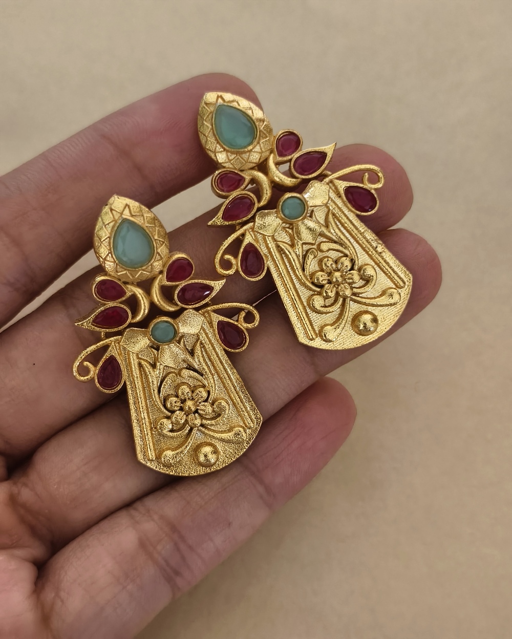 Nora Golden Earring - Naira Collections
