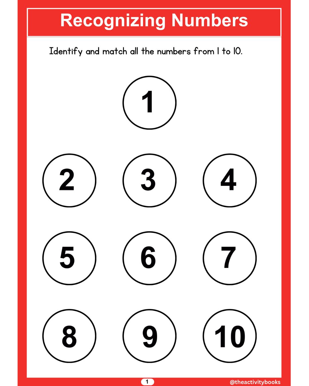 Maths Printable Worksheets for Kids (3-5 Years)