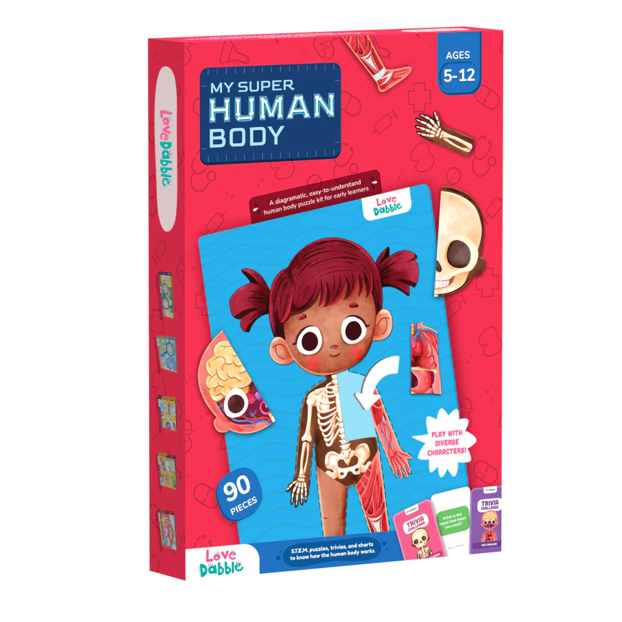 Dabble My Super Human Body- Magnetic Puzzle - Etrending