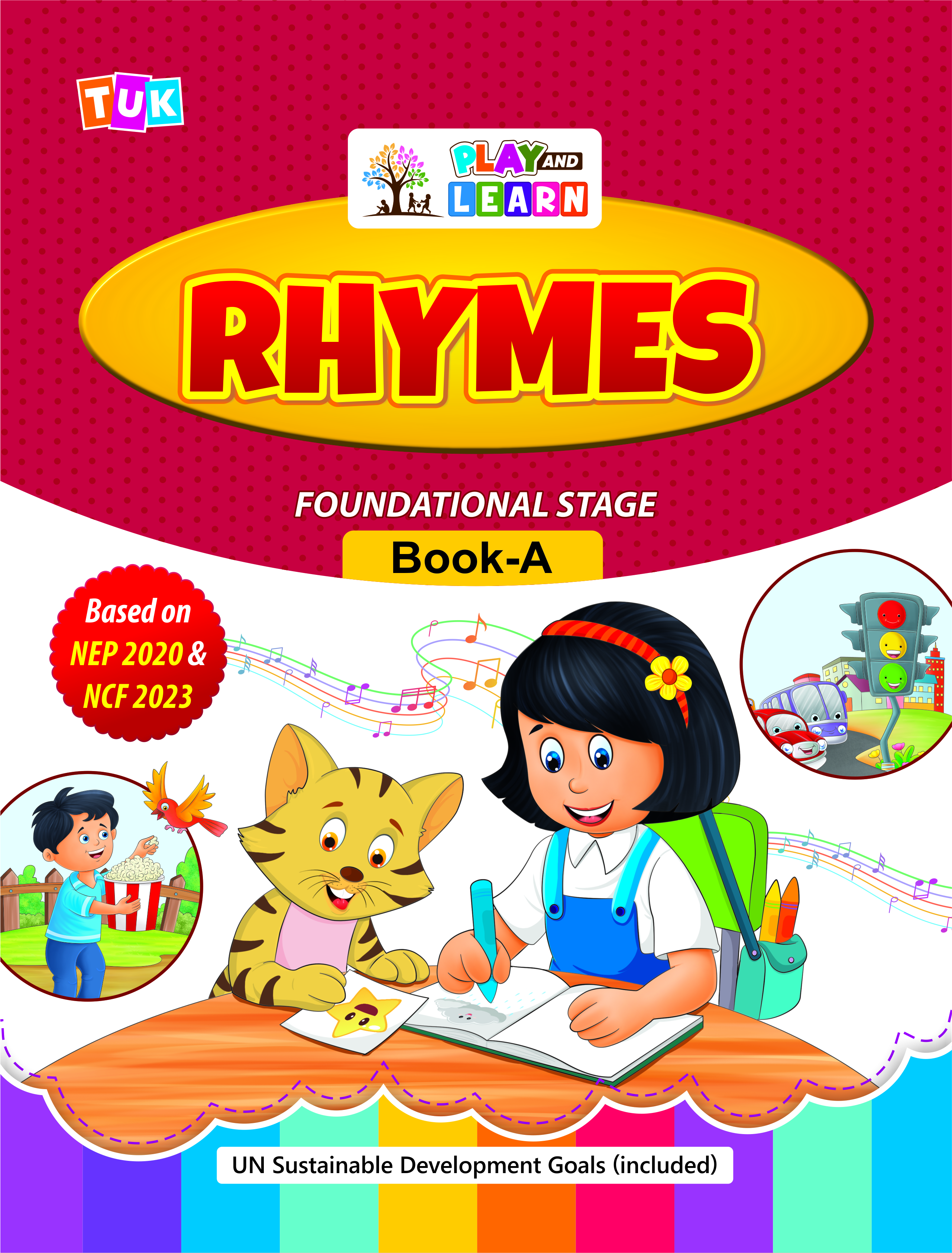 Rhymes Book - A (Play & Learn) - The Ultimate Knowledge (TUK)